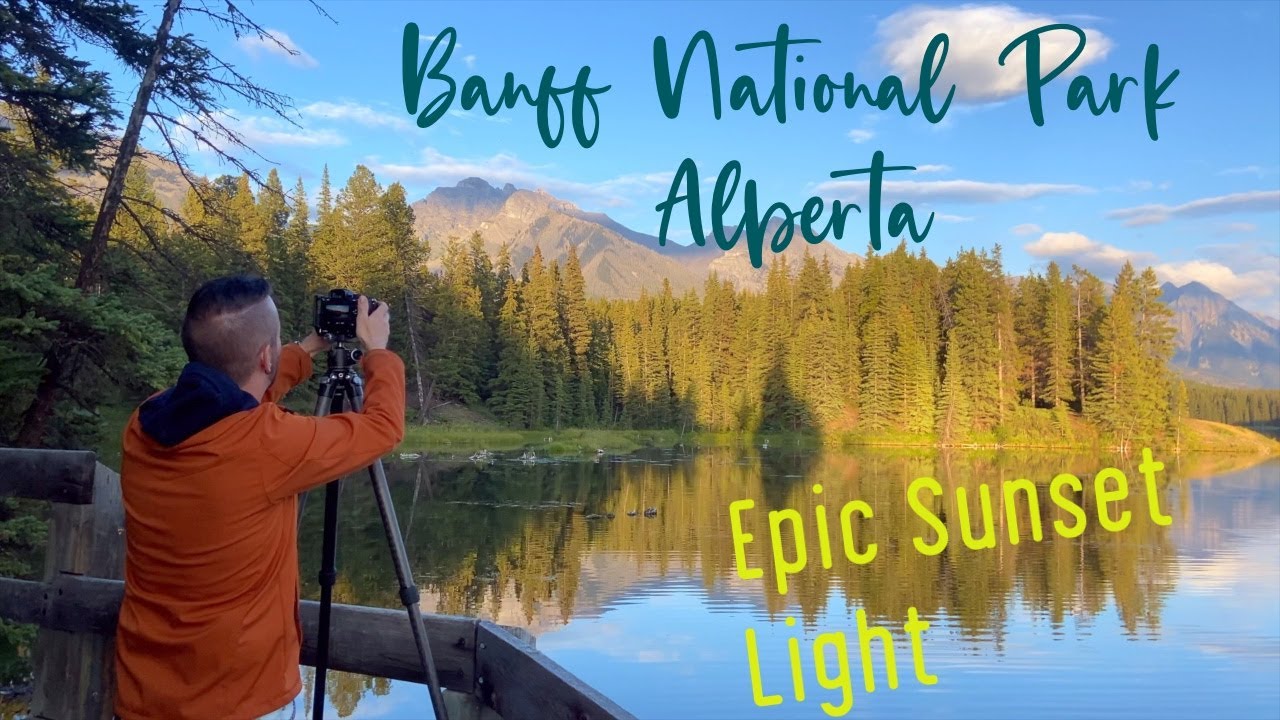 Banff National Park Epic Sunset Shot!!!! - YouTube