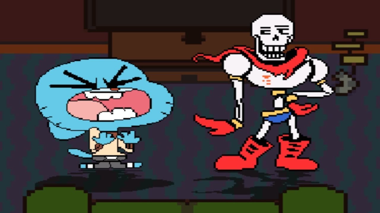 PAPYRUS TEAM UP WITH GUMBALL IN SURVIVAL MODE | FUNNY GAMING - YouTube
