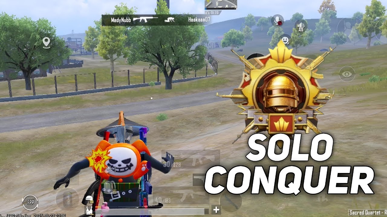 SOLO Rank Push Conquer Bgmi New Update 🔥 - YouTube