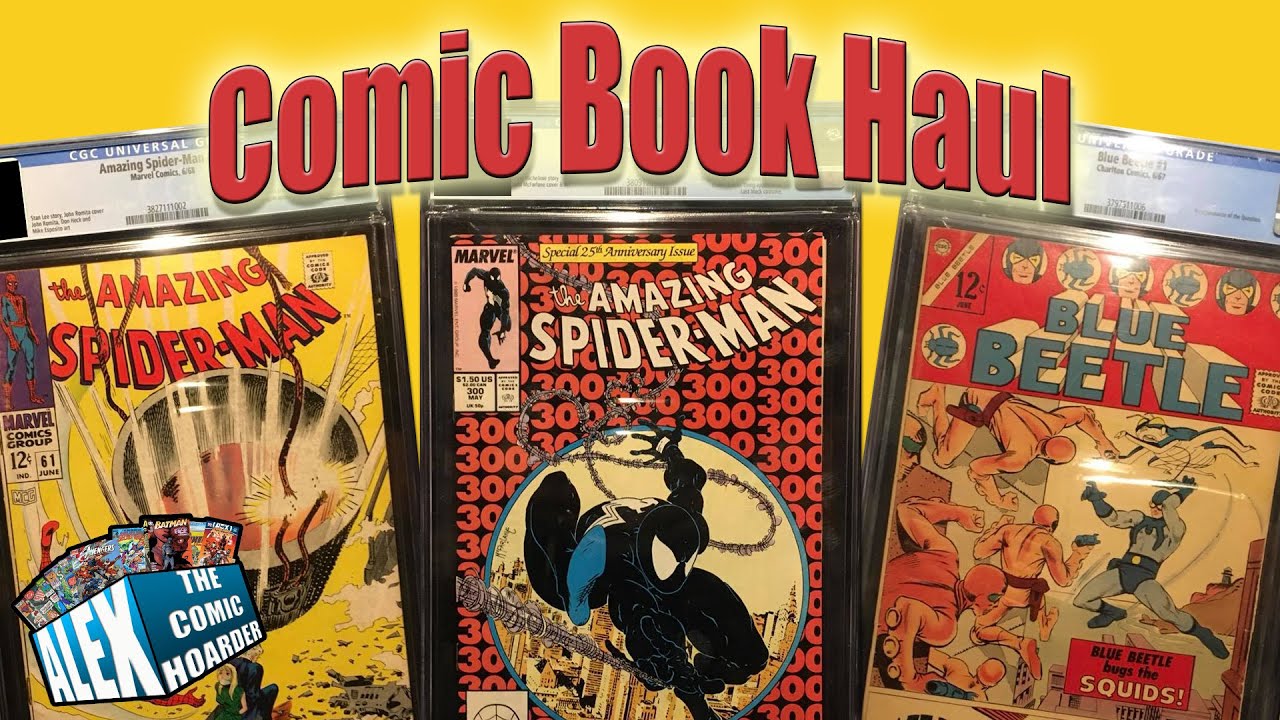 Comic Book Haul || Huge Unboxing with Major KEY!!! - YouTube