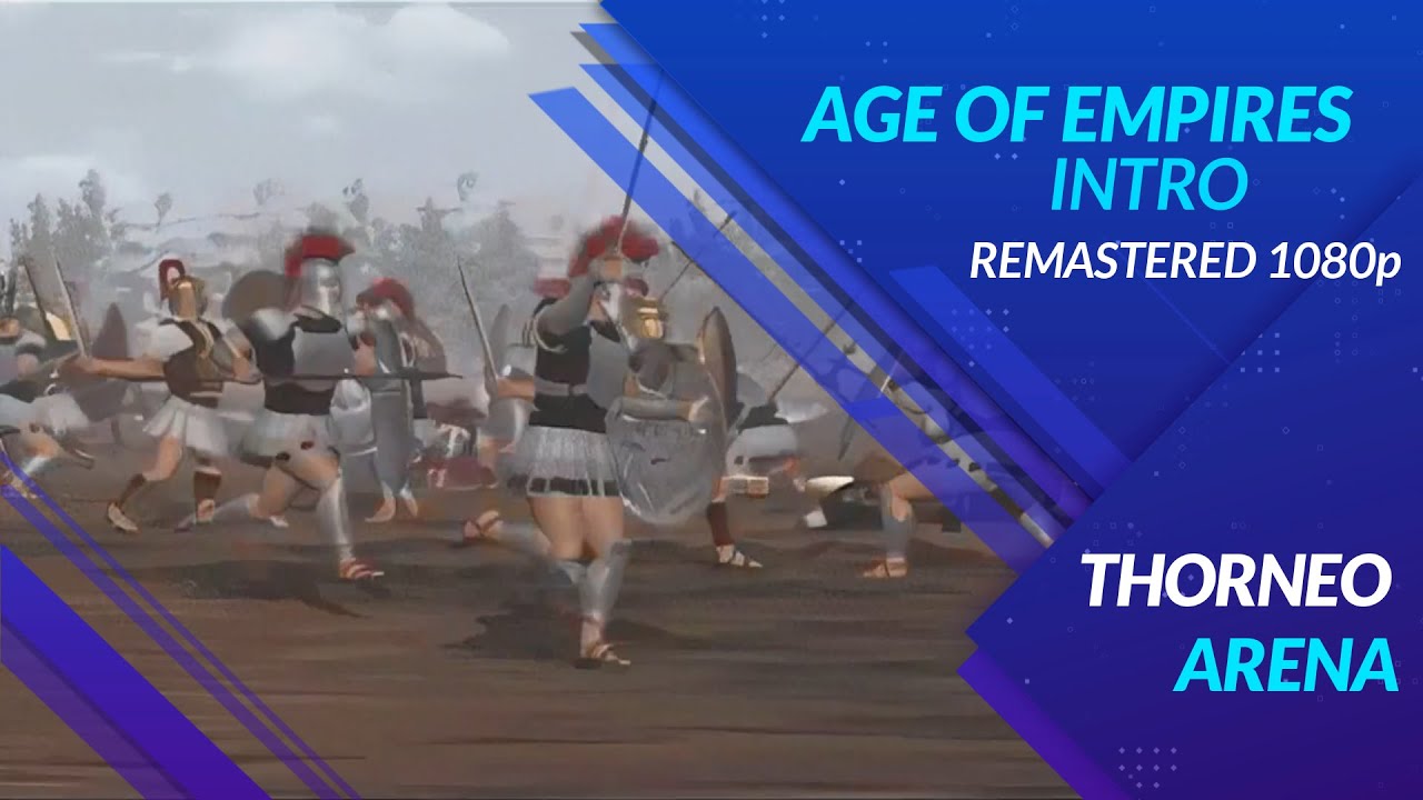 Age of Empires 1 ORIGINAL INTRO REMASTERED 1080p aoe1 - YouTube