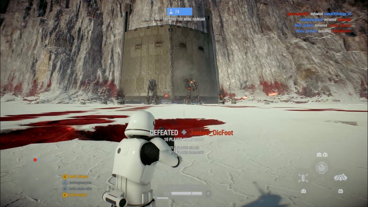 Battlefront 2 - Moving, cross-map headshot on Crait - YouTube