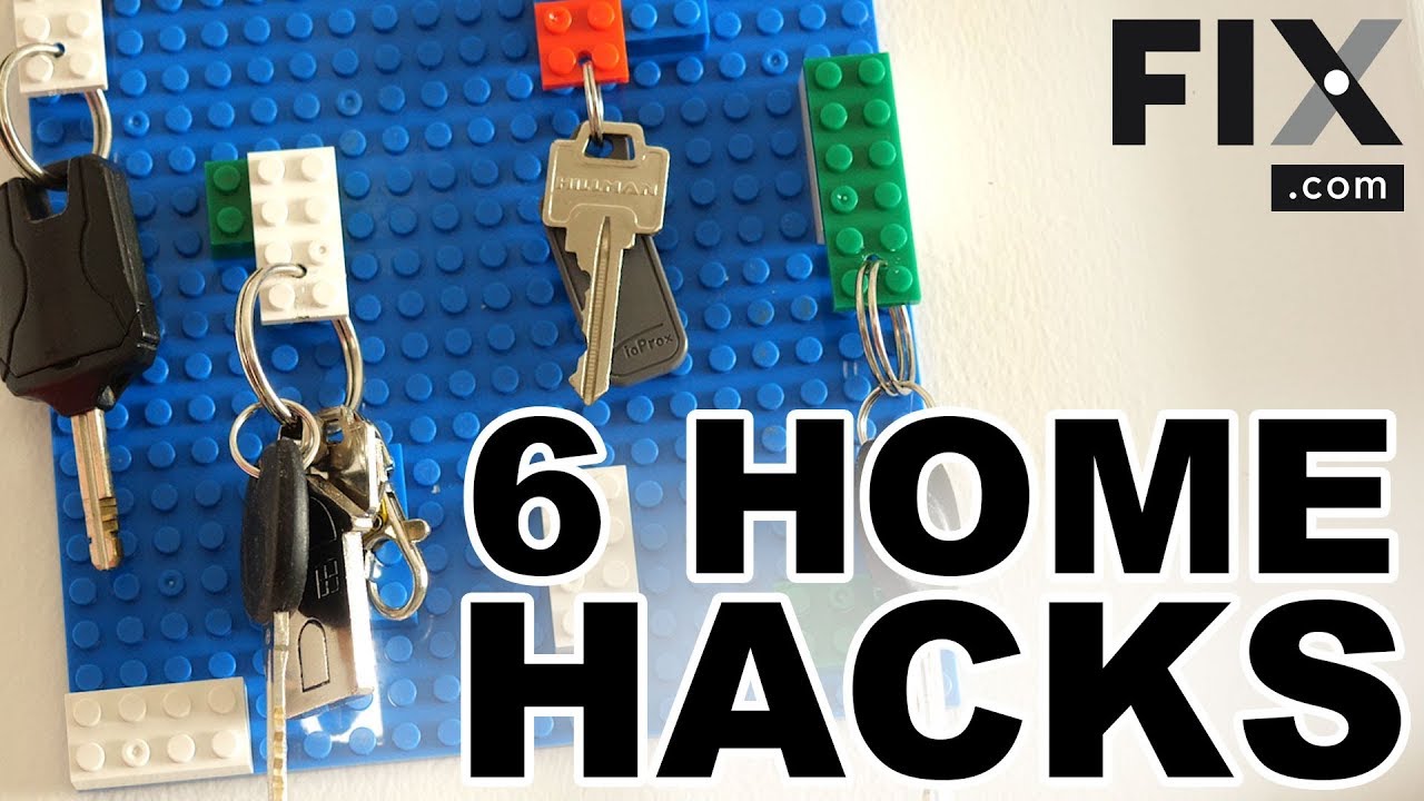 6 USEFUL HOME HACKS | FIX.com - YouTube
