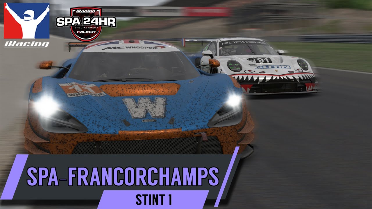 iRacing Special Events | 2025 Spa 24hr (Stint 1) - YouTube