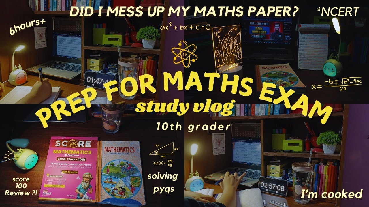 Maths exam prep with score 100 books | unboxing+review 📚| study vlog ...