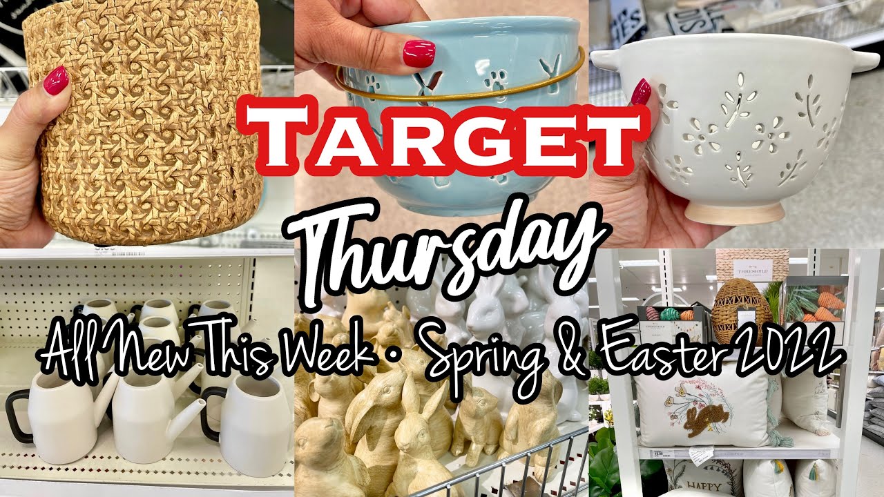 *NEW* TARGET DOLLAR SPOT • SPRING EASTER DECOR • SHOP WITH ME - YouTube