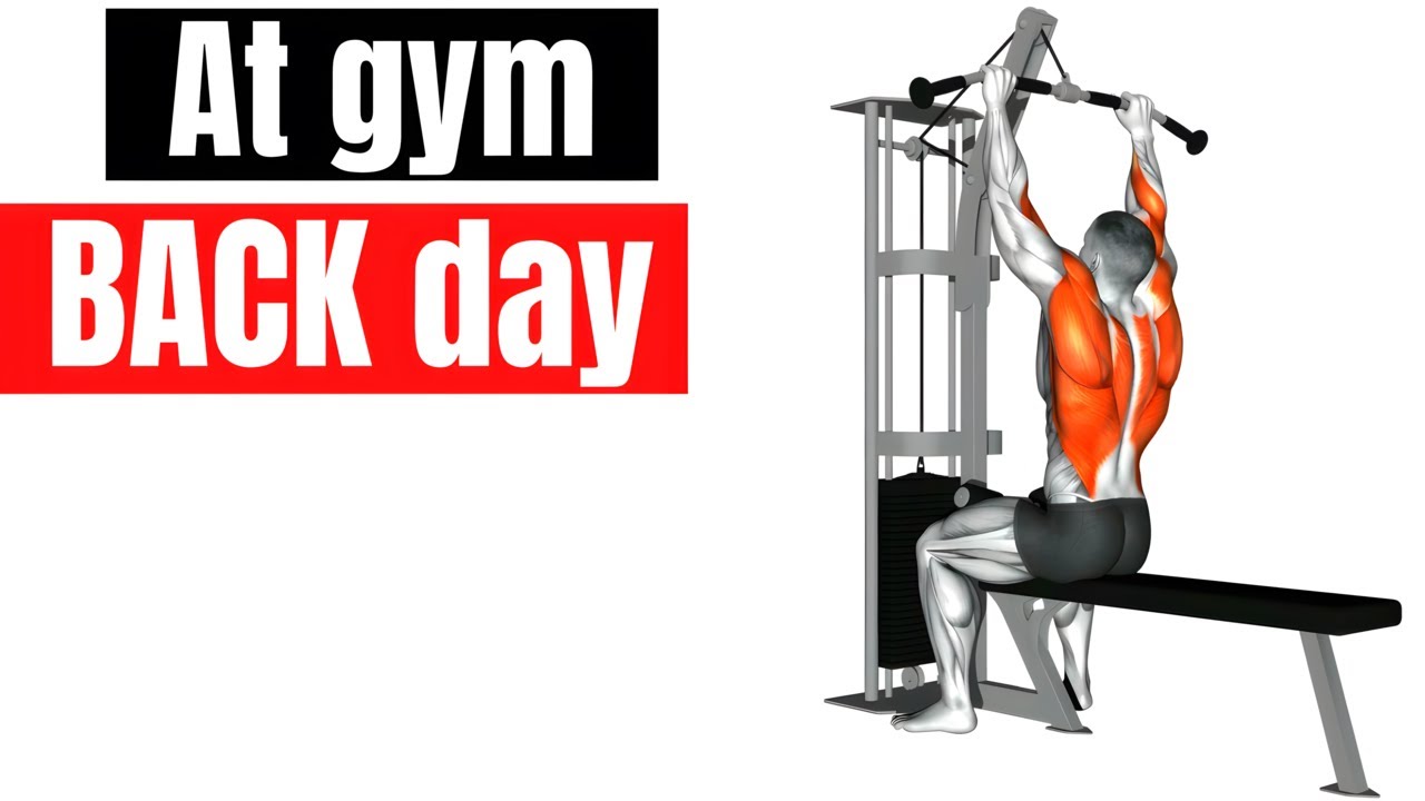 Back Day at the gym #backmuscles #gymroutine #latsworkout - YouTube
