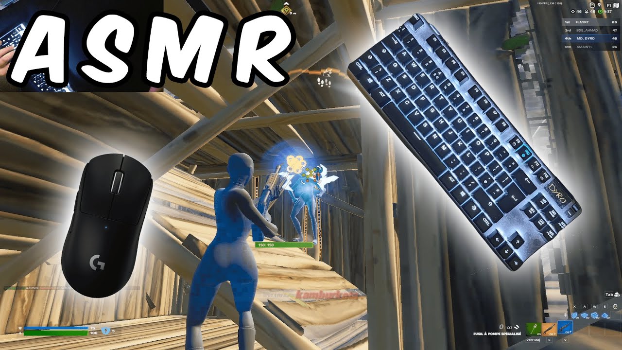 Steelseries Apex Pro ASMR 😴 Martoz Turtle Fights Gameplay Fortnite 165 ...