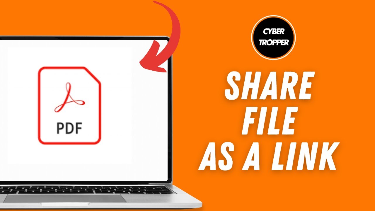 How to Share a PDF as a File Link - YouTube