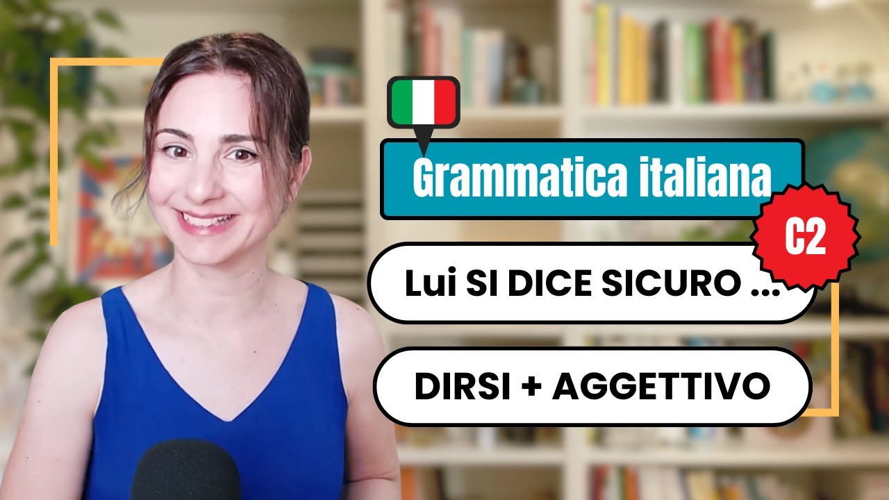 Learn Italian Grammar C2: dirsi+aggettivo #youritalianteacher - YouTube
