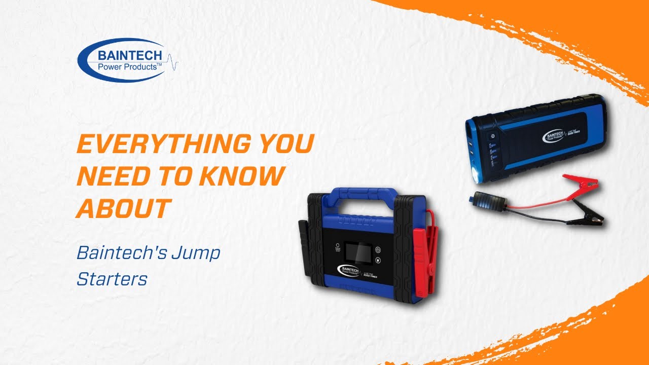 Everything You Need to Know About Baintech's Jump Starters - YouTube