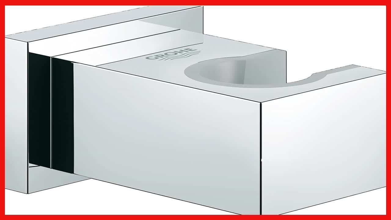 GROHE 27693000 Euphoria Cube Wall Mount Hand Shower Holder - YouTube