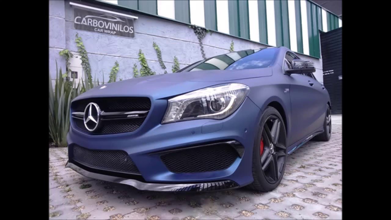 CLA45 ARLON Matte Midnigth Blue Metallic - YouTube