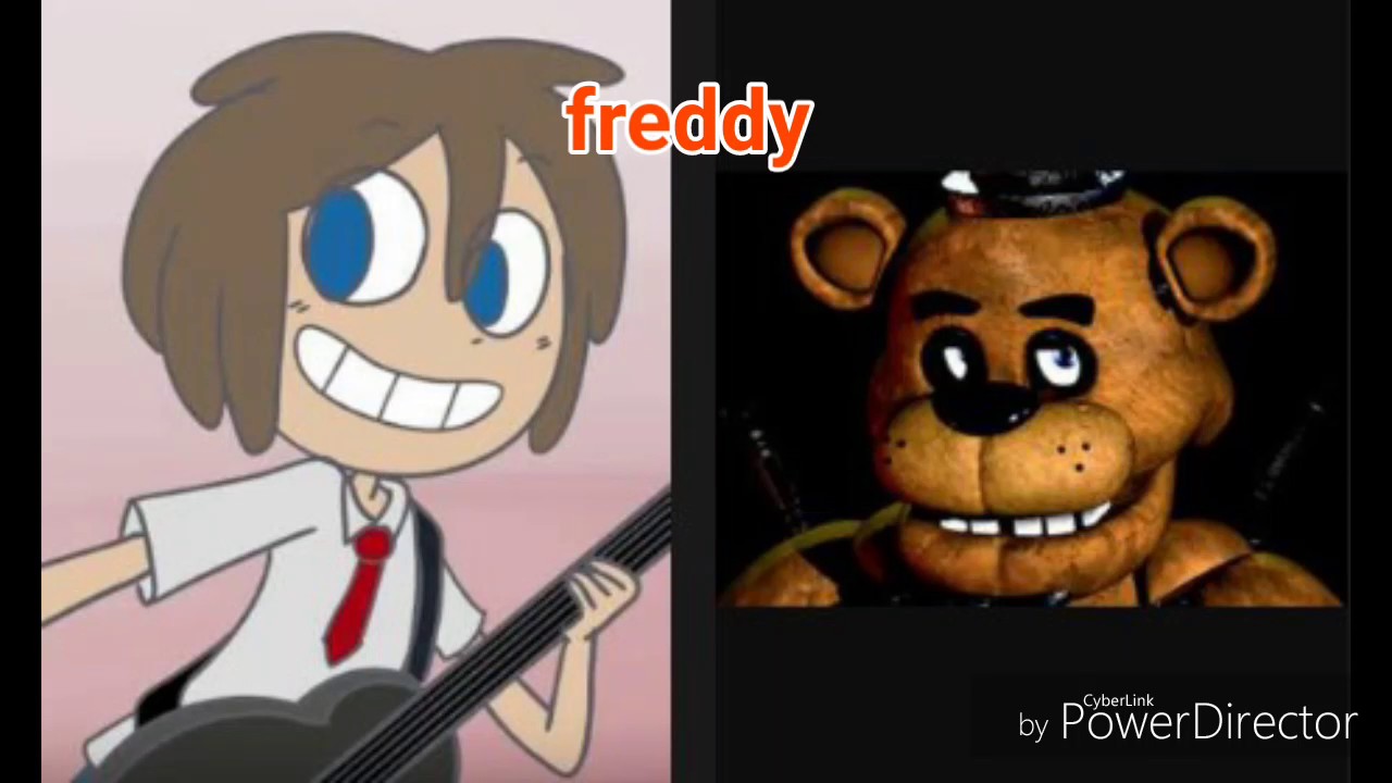 Comparación de los personajes de fnaf y fnaf hs - YouTube