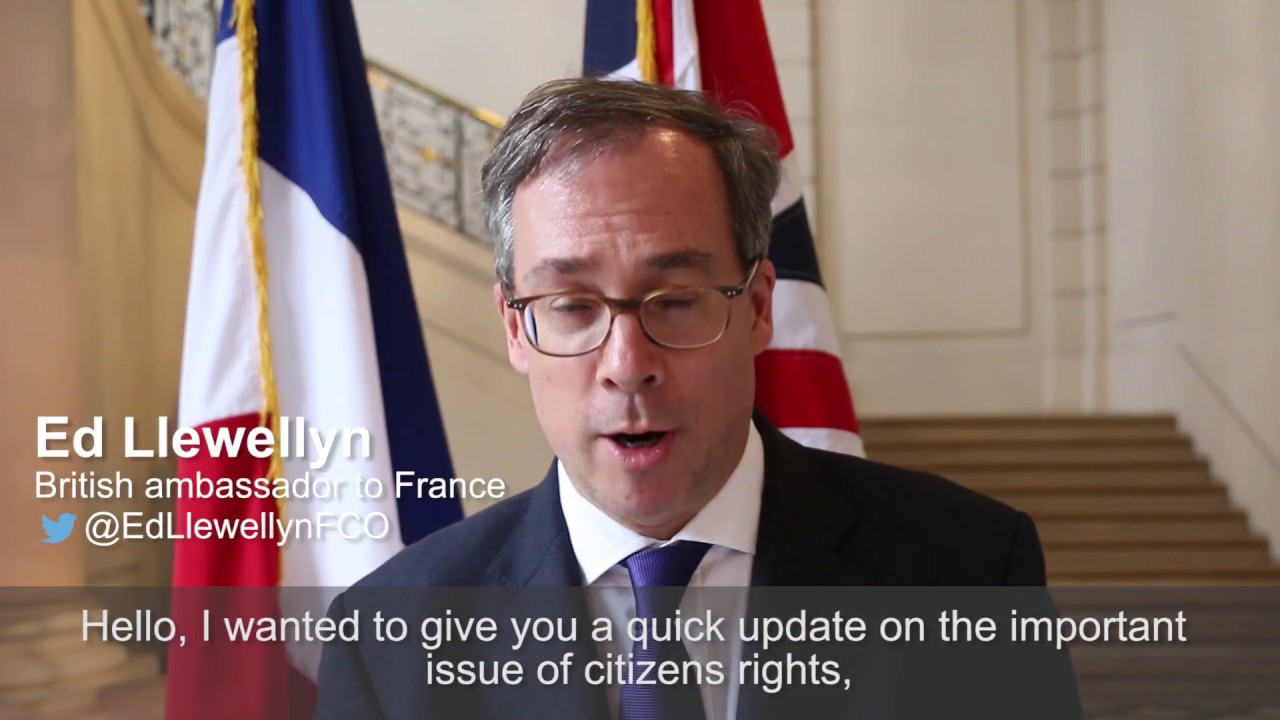 Update from Ed Llewellyn on citizens rights - YouTube