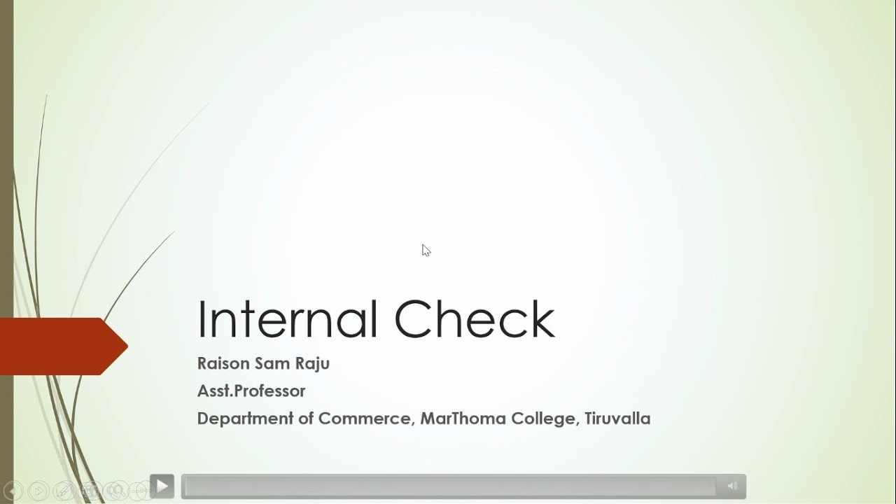 Internal Check - YouTube