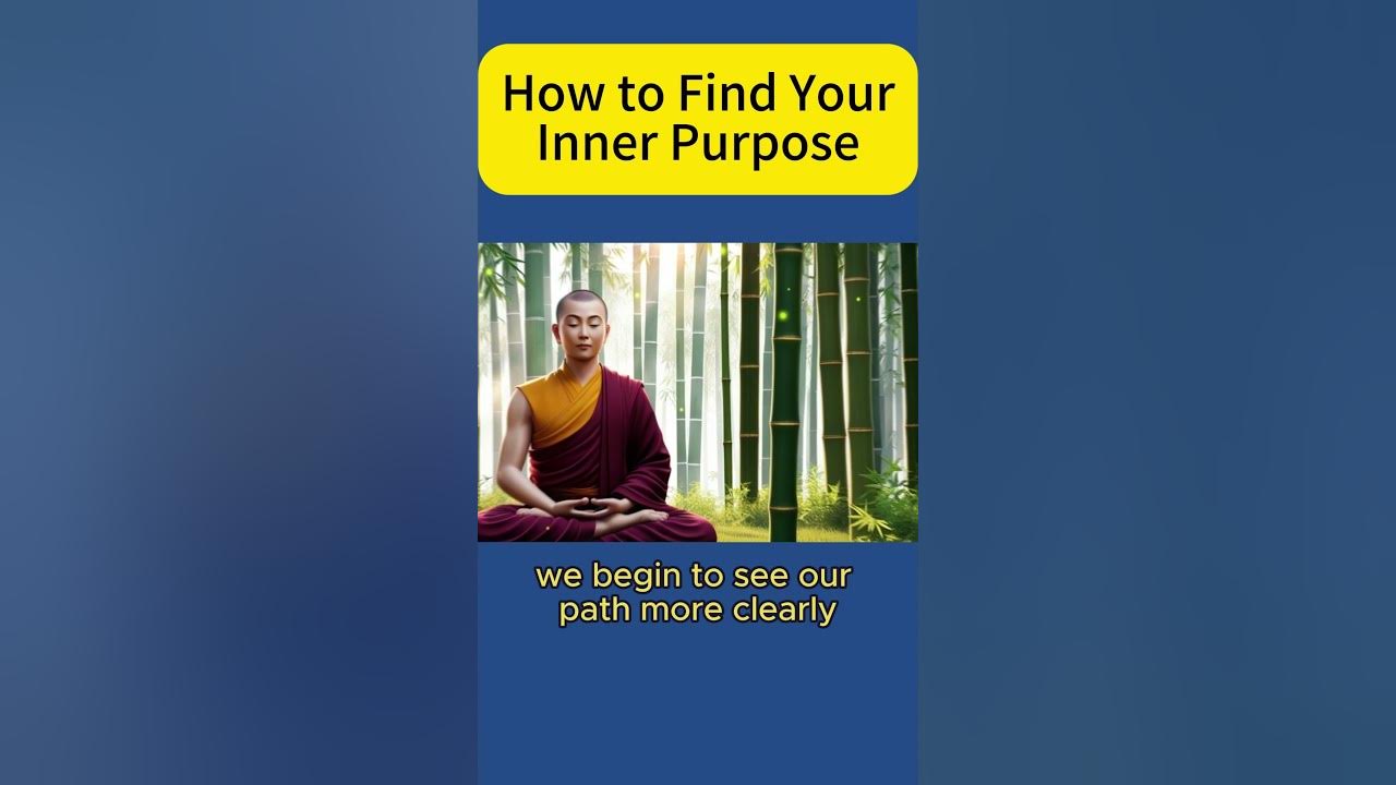 How to Find Your Inner Purpose | Life Lessons from The Enlightened Monk #shorts #motivation ...