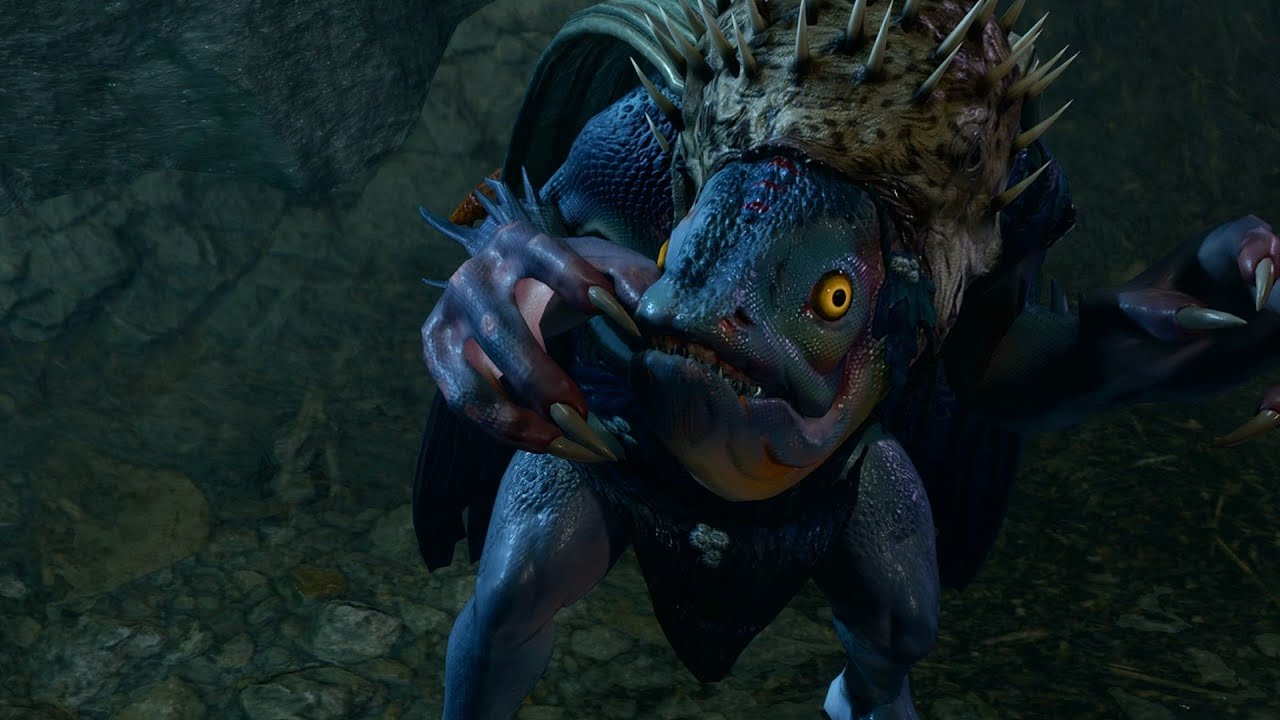 【BG3】all companions' reactions to you being a fish god - YouTube