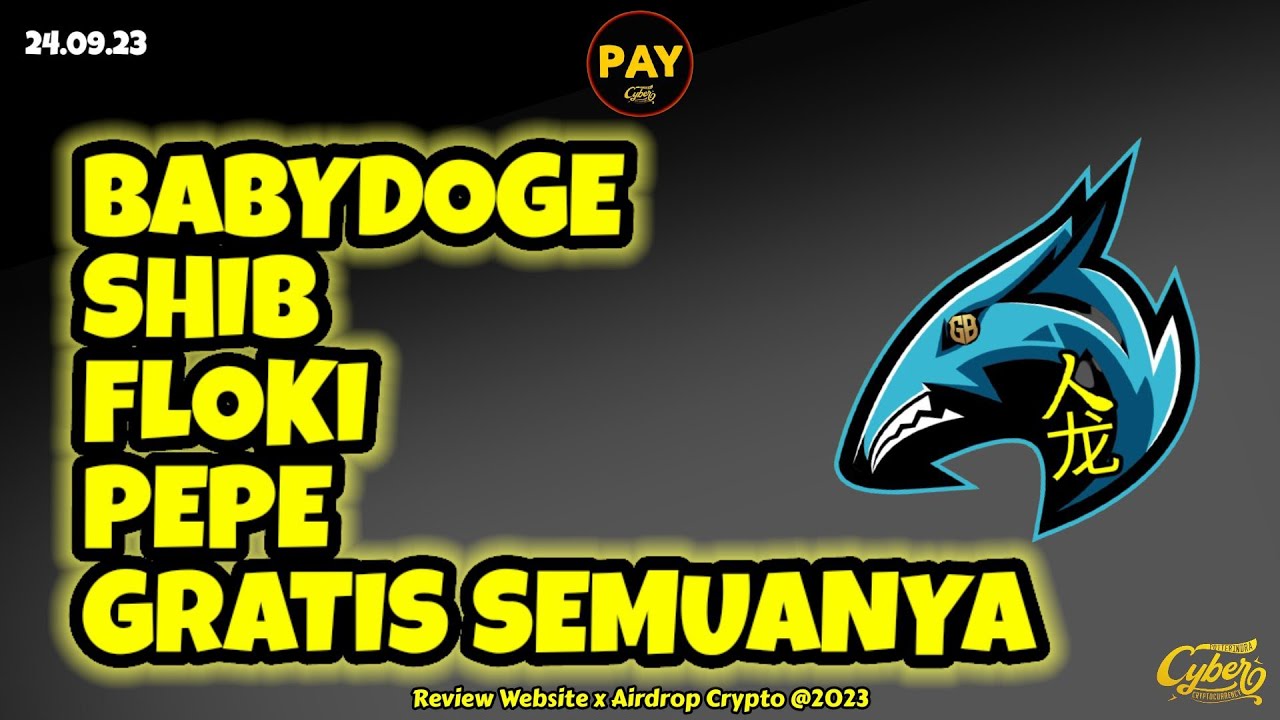Free Faucet Babydoge Website Penghasil PEPE, FLOKI, SHIB - YouTube
