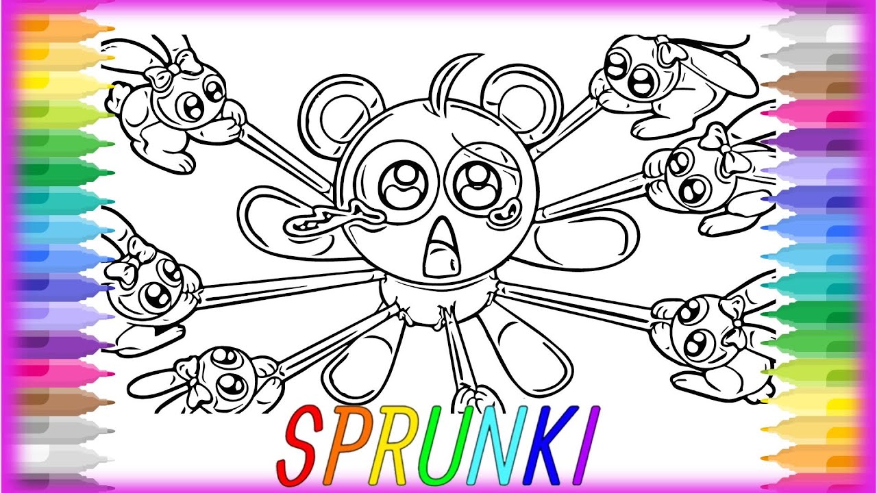 Incredibox Sprunki - Pinki Rabbit Saves Sky?! Coloring Pages / How to ...