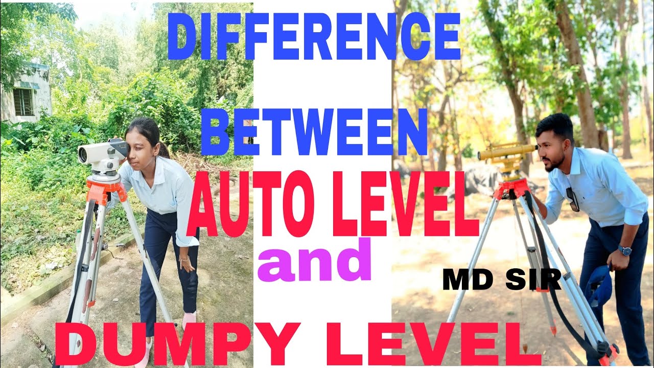 DIFFERENCE BETWEEN DUMPY LEVEL AND AUTO LEVEL #mdsir #panduaiti # ...
