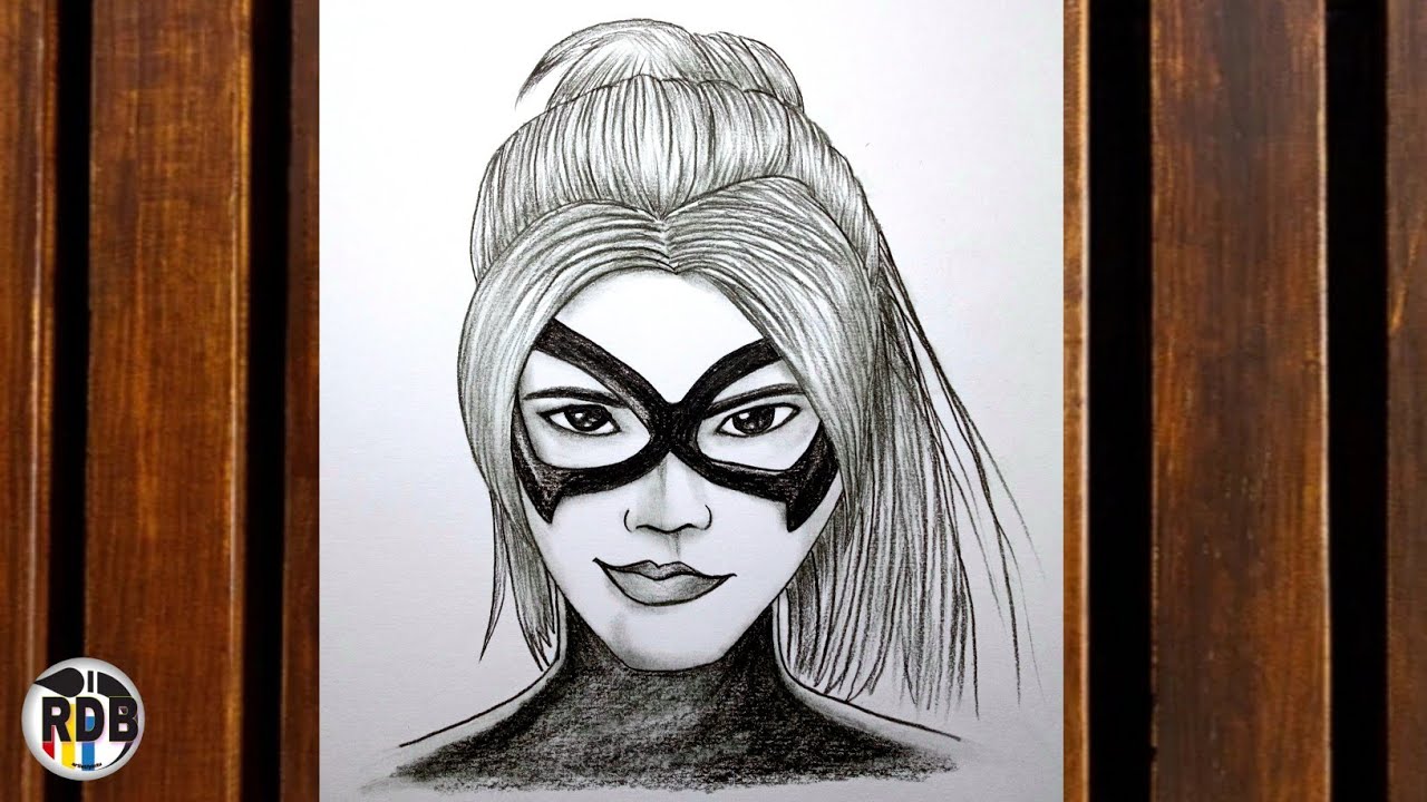 How To Draw Black Cat | Spider-Man drawing Tutorial - YouTube