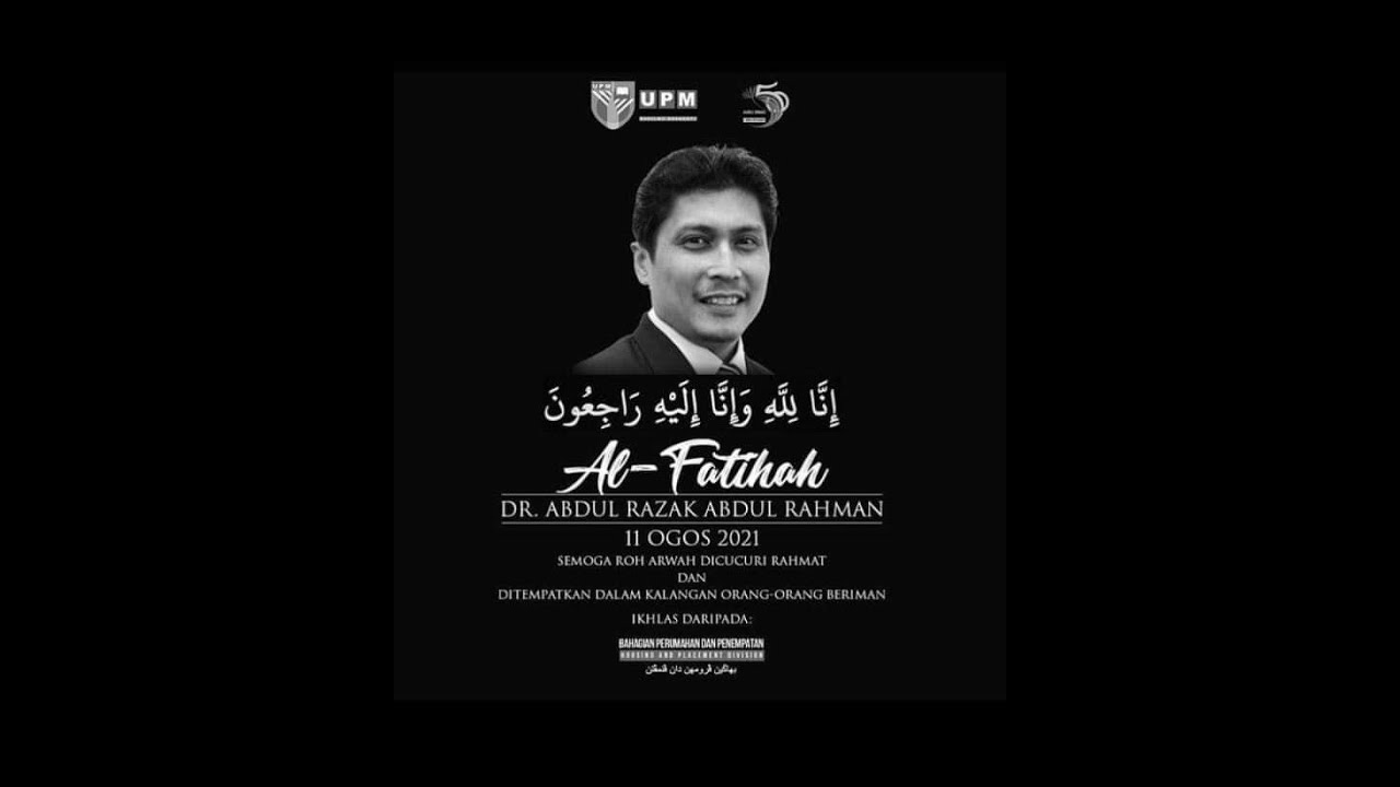 Dalam Kenangan Dr Abdul Razak - YouTube