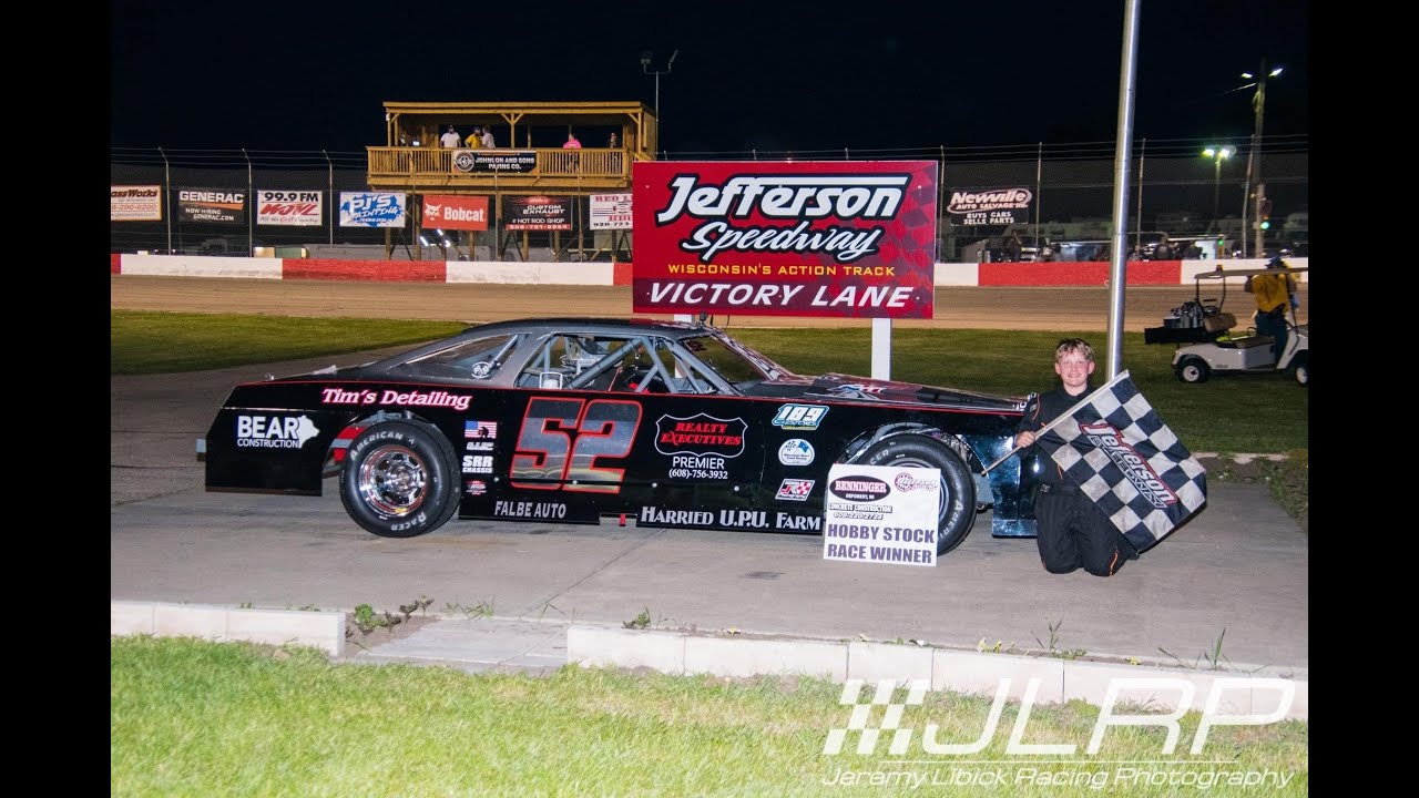 Jefferson Speedway Hobby Stock Last Chance Race 5/20/23 - YouTube