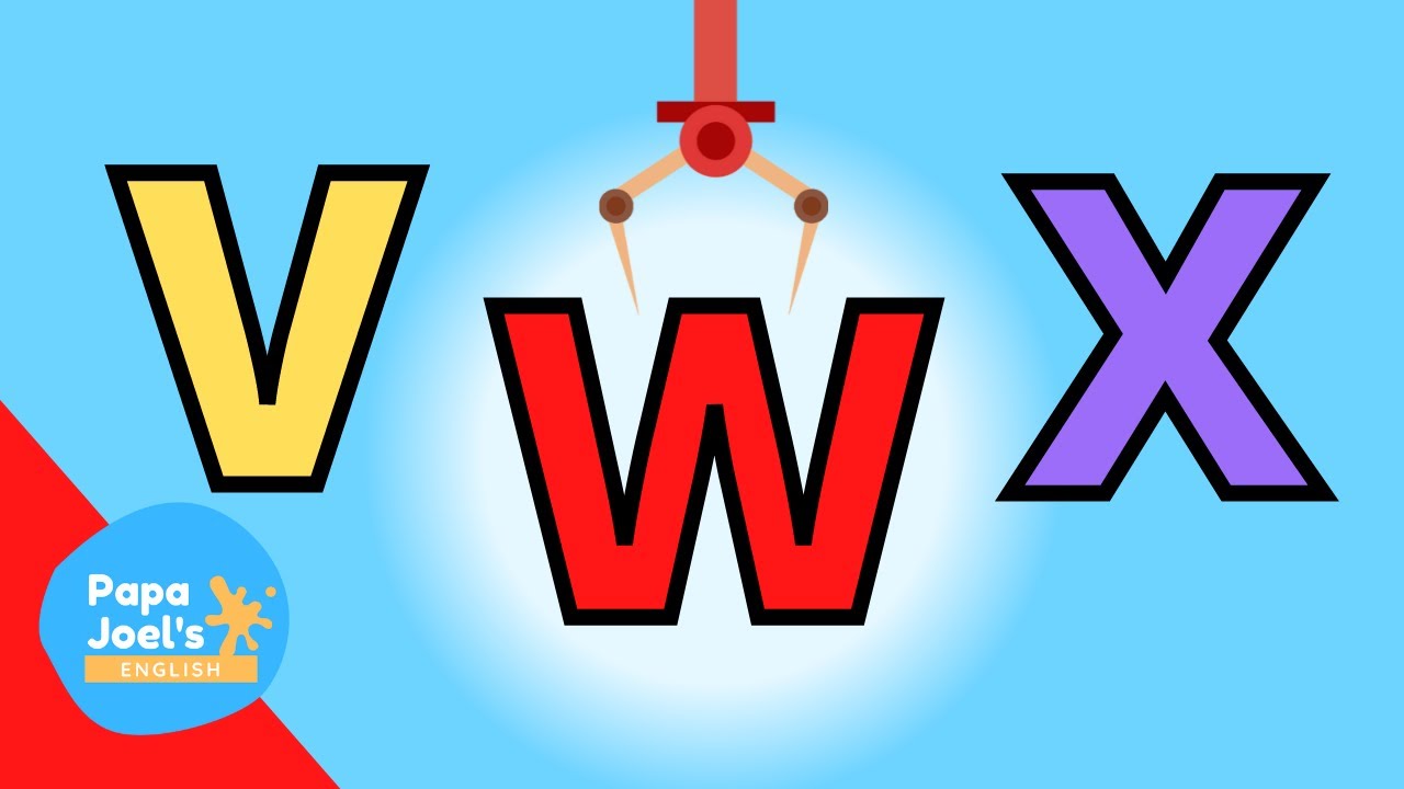 Letter Sounds Song with VWX words | Kids Songs and Nursery Rhymes - YouTube