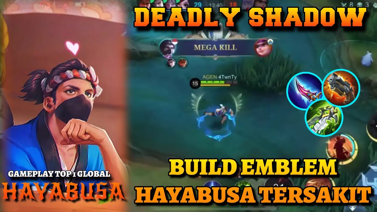 Build Emblem Hayabusa Tersakit 2024 Gameplay Hayabusa Top 1 Global ...