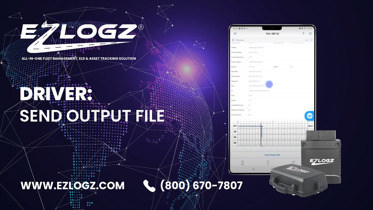 DRIVER: SEND OUTPUT FILE - YouTube