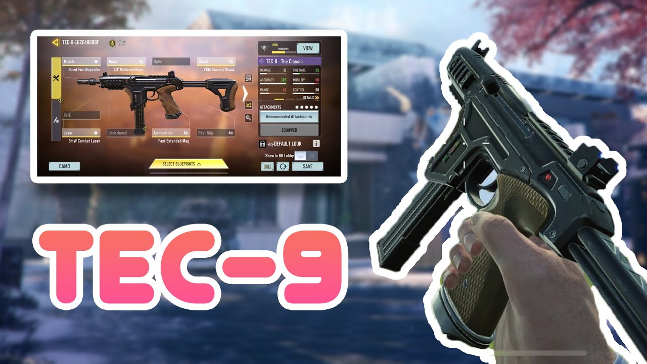 TEC 9 TURNS OUT INSANE!! BEST TEC-9 GUNSMITH IN COD MOBILE! - YouTube