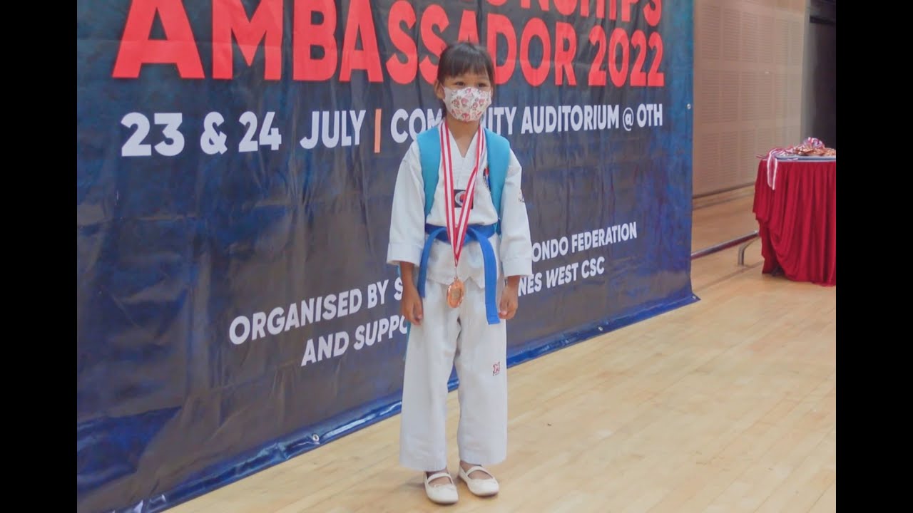 Singapore National Poomsae Championship Female Individual B4 (7-9 years ...