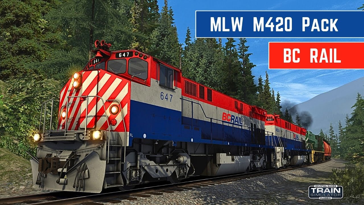 Train Simulator | BCRail - MLW M420 PACK | #trainsimulator - YouTube