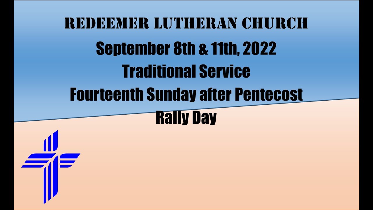 September 8th, 2022 Traditional Service - YouTube