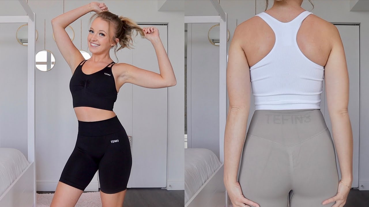 ACTIVEWEAR TRY ON HAUL ~ TEFIN3 Leggings, Shorts & Sports Bras - YouTube