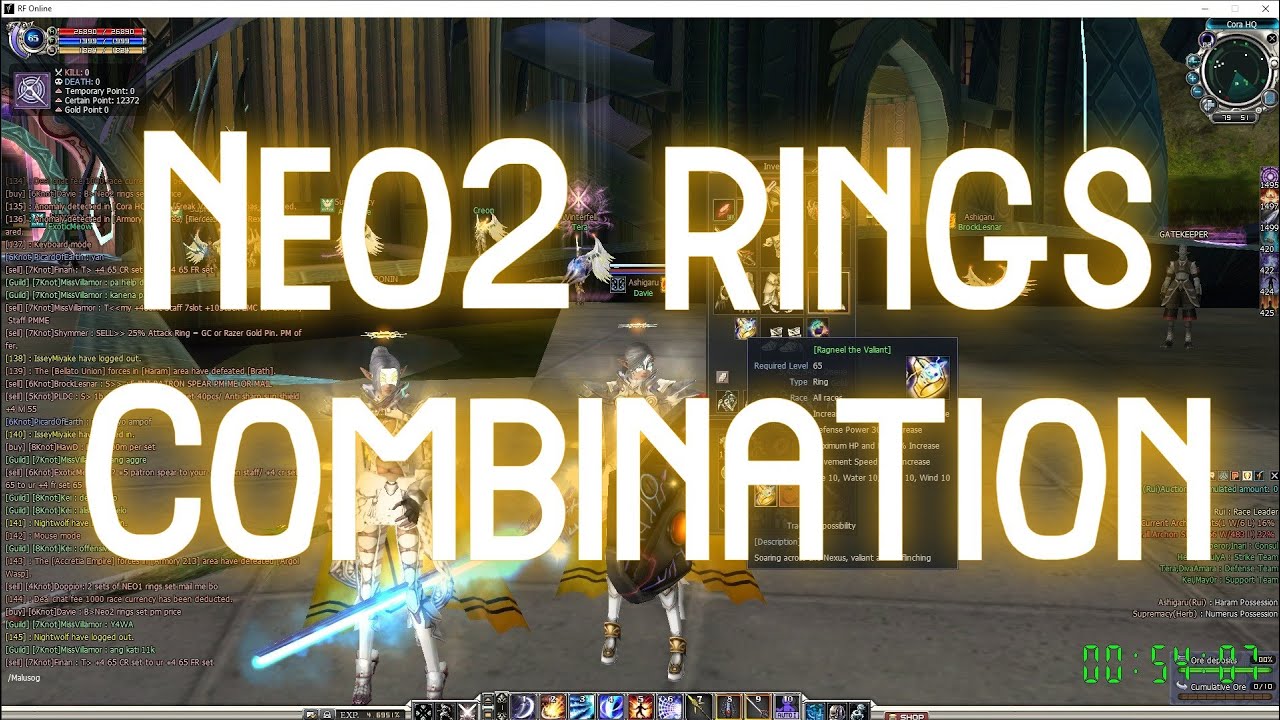 Neo2 Rings Combination - RF Online PlayPark Desolation - YouTube