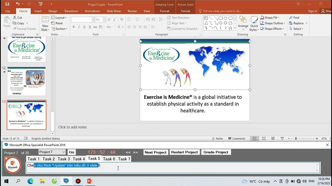 Project 7 Mos PowerPoint 2016 (Tiếng Việt) - YouTube