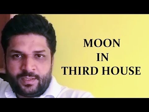 Moon in 3rd house of birth chart - YouTube