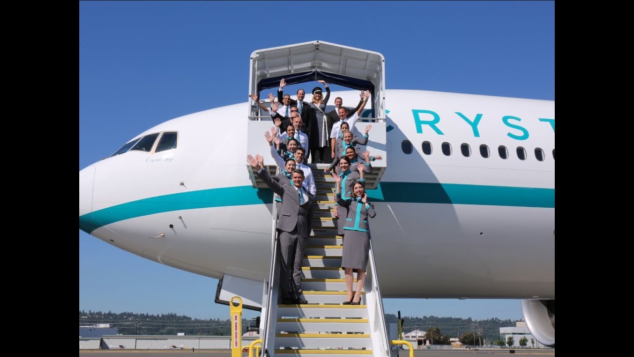 This Boeing jet is a luxury cruise ship for the sky - YouTube