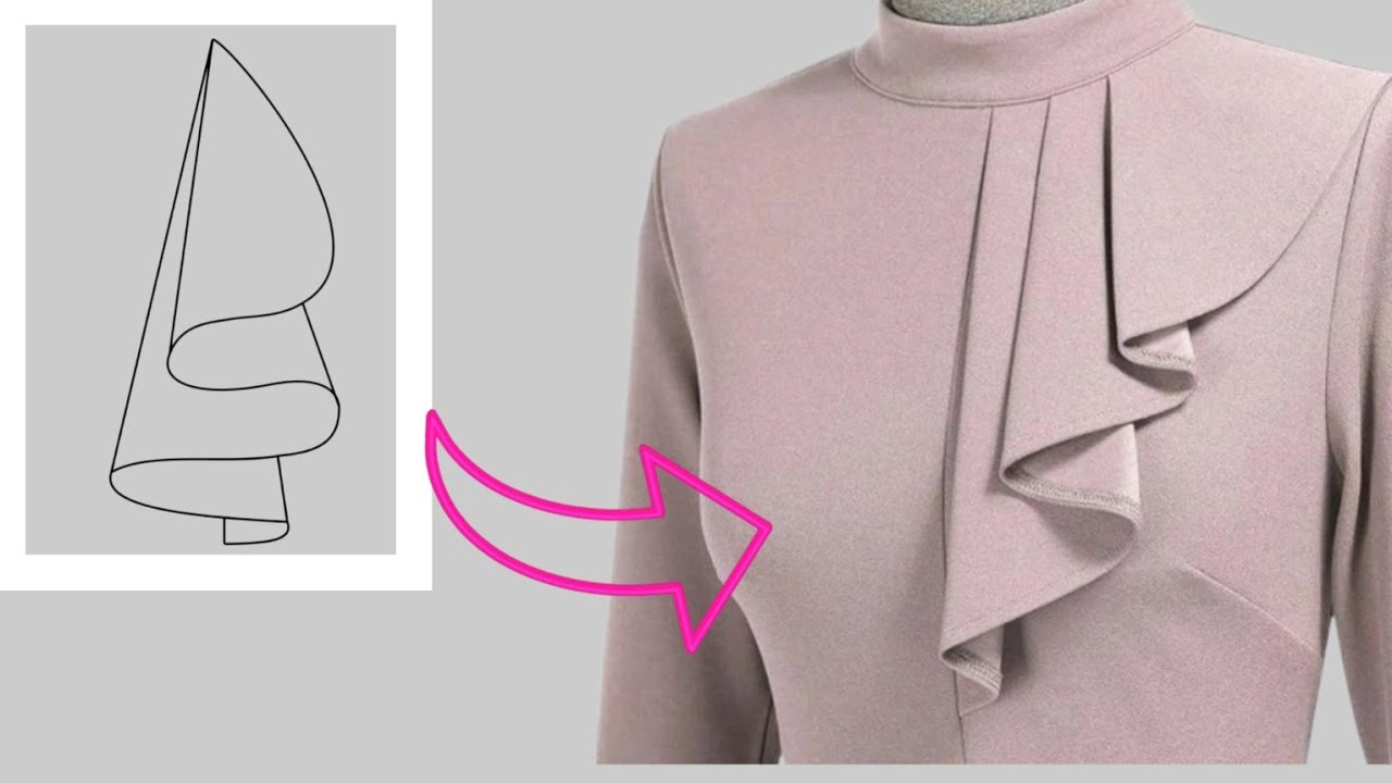 🌈 A New Sewing Technique and Trick | Very Simple Way to Make Ruffled ...