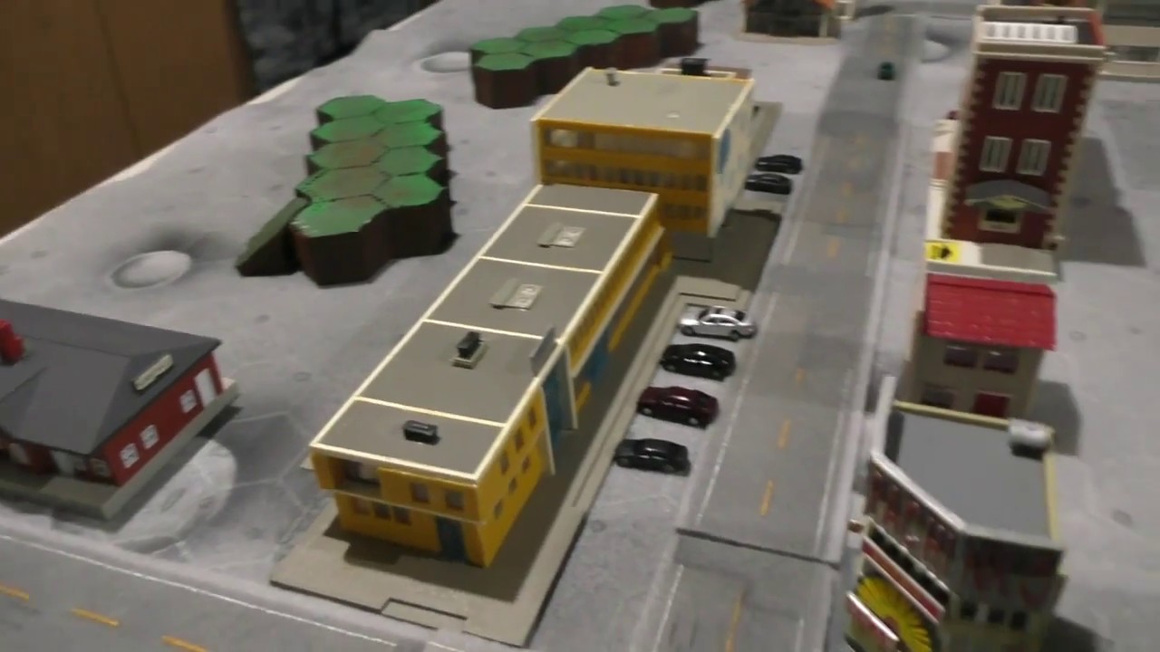Custom Battletech Mechwarrior Table Top Layout | N Scale - YouTube