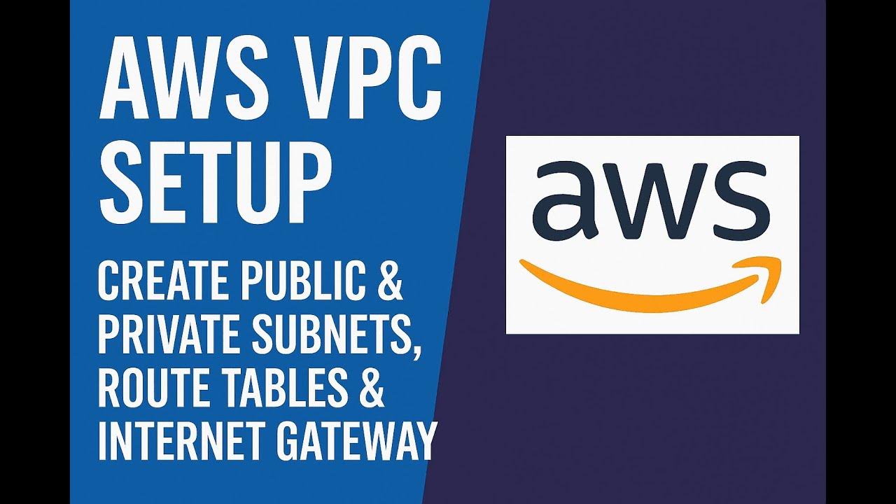 AWS VPC Setup | Create Public & Private Subnets, Route Tables & Internet Gateway - YouTube