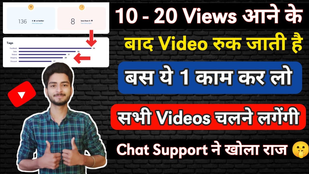 10-20 Views के बाद अब Video कभी नहीं रुकेगी | how to get more views ...
