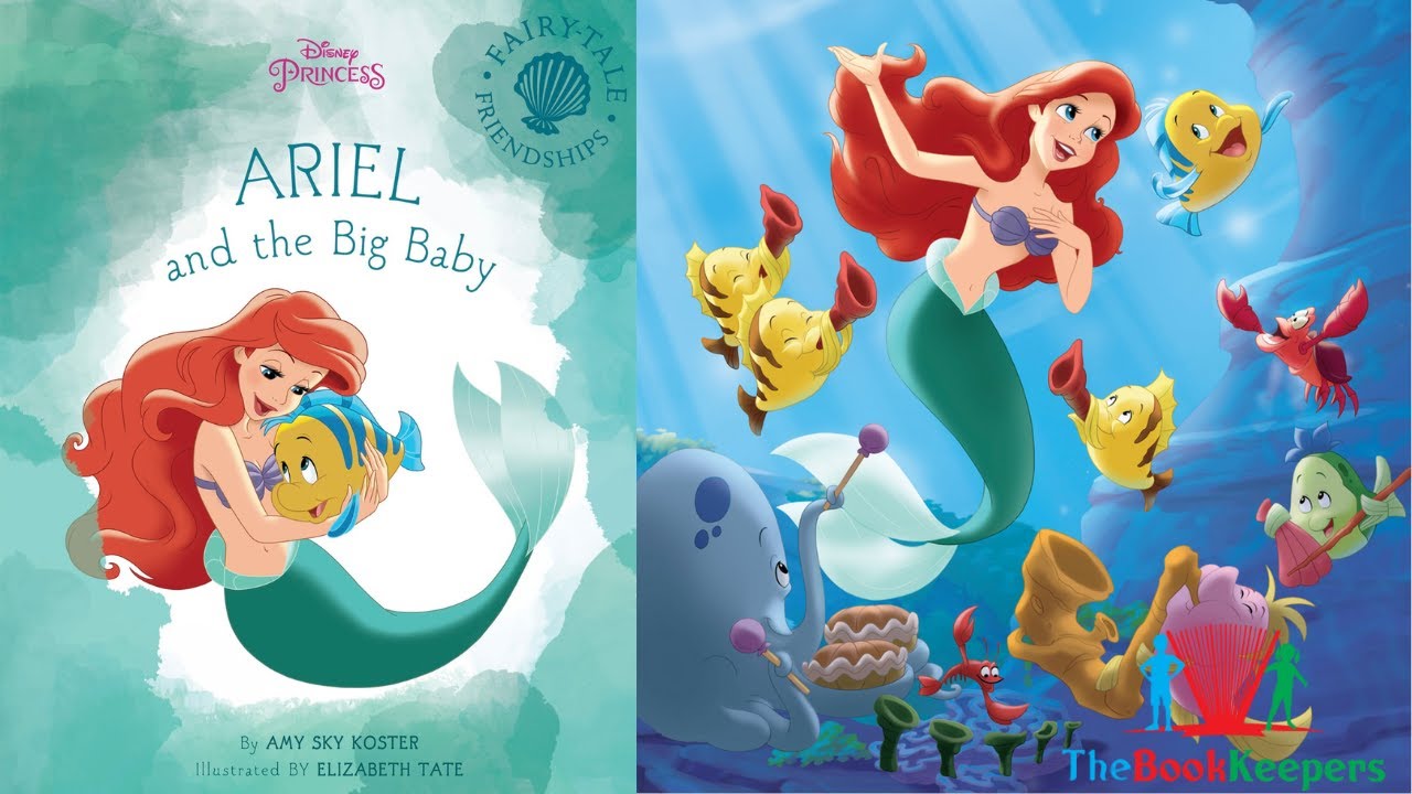 🐟💨 Kids Book Read Aloud: Disney Princess : Ariel and the Big Baby - YouTube