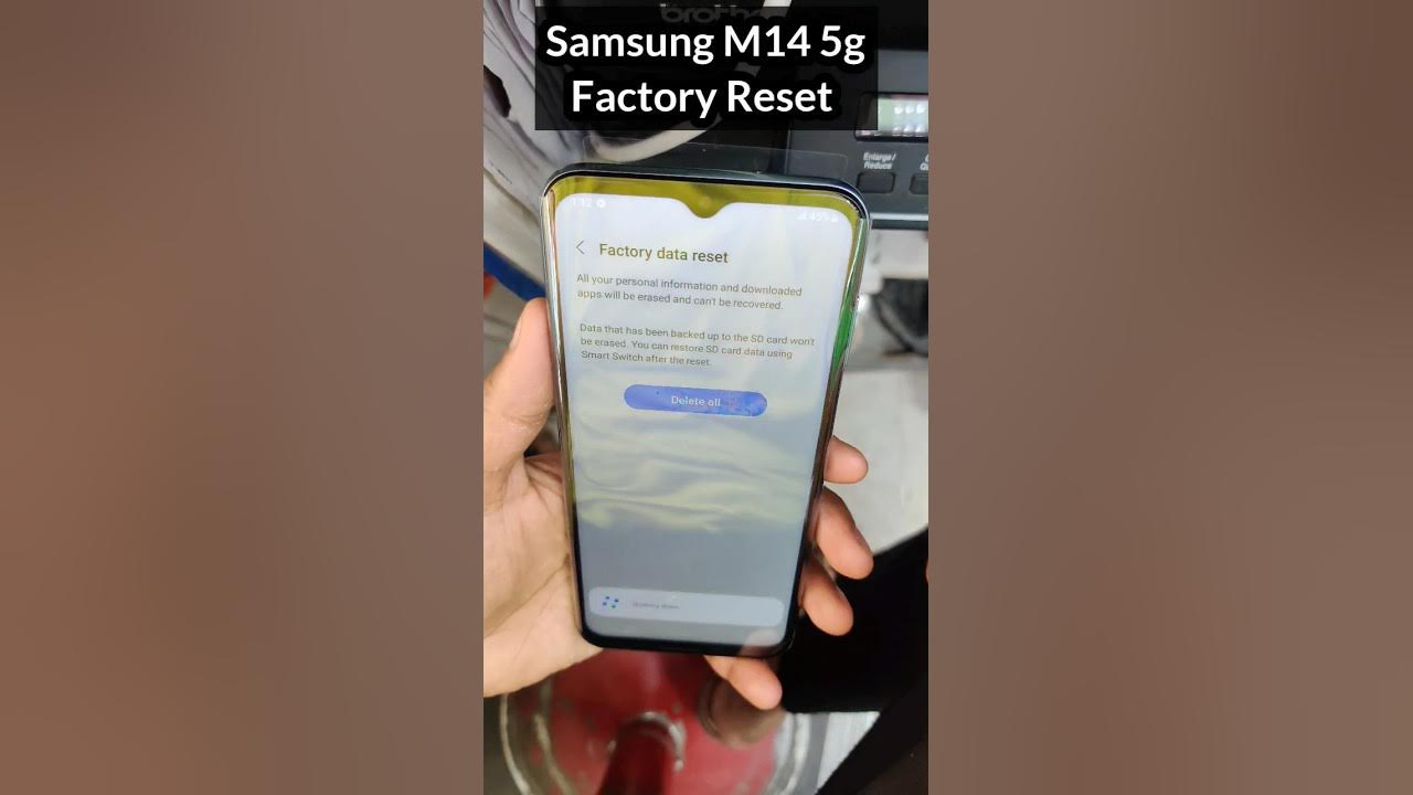 Samsung m14 5g Factory Reset ll Samsung Hanging Problem Solve ll #samsung #androidmobile - YouTube