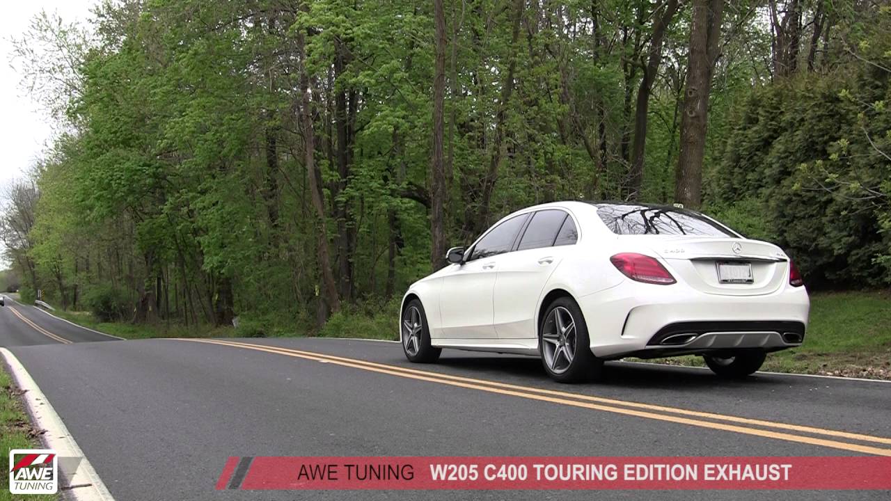 AWE Tuning Mercedes-Benz W205 C450 AMG/C400 Touring Edition Exhaust (as ...