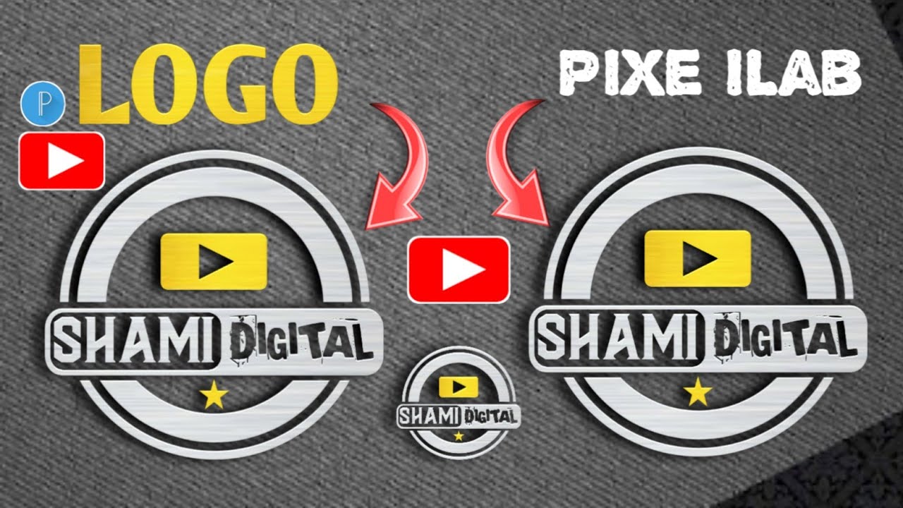 How To Make Your Own Company Name LOGO||Logo Design||Shami Digital - YouTube