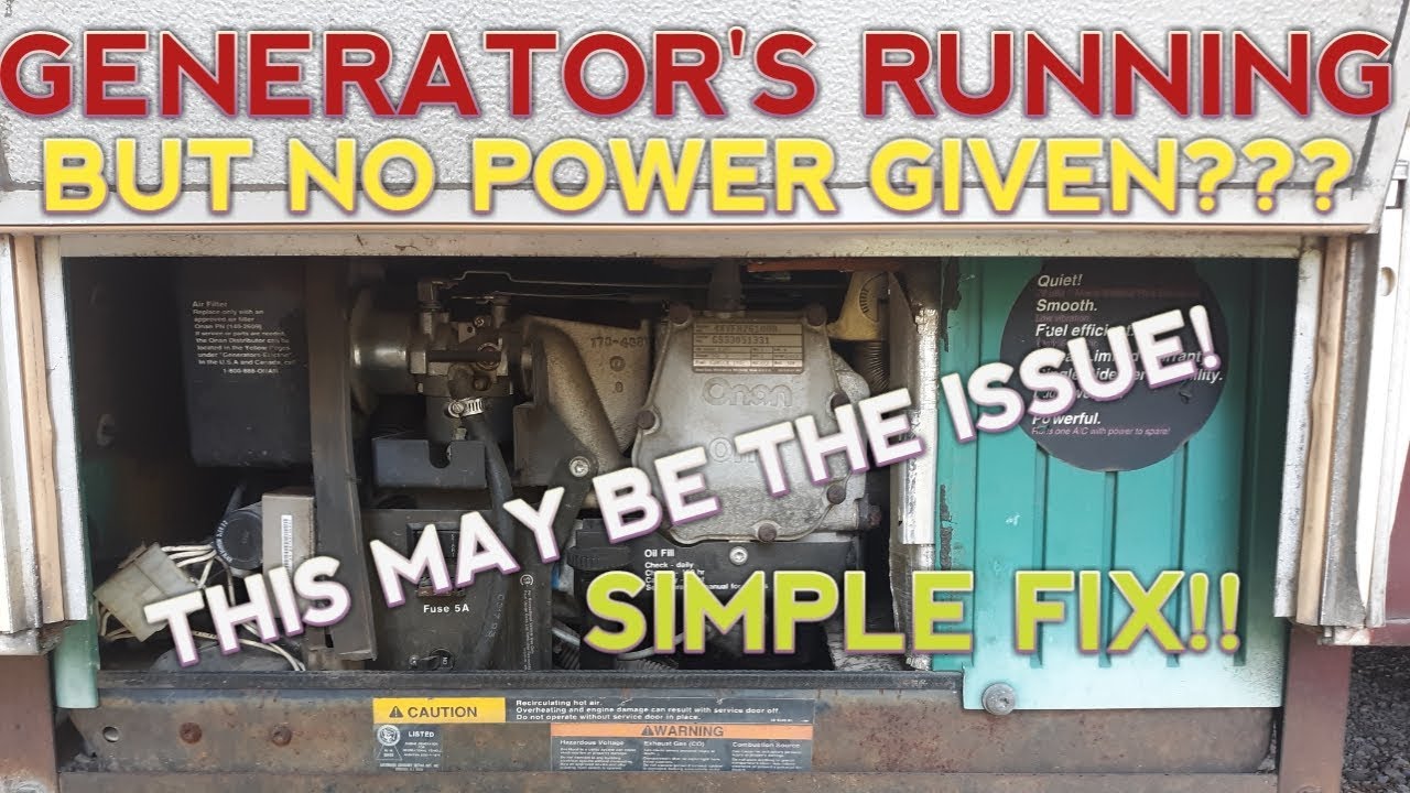 Generator Power Fail! Check This First!! - YouTube