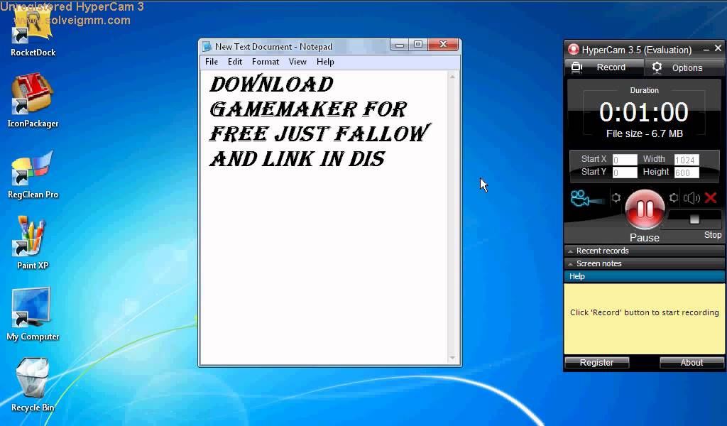 how to download a Game Maker 8.1 for Windows and free - YouTube